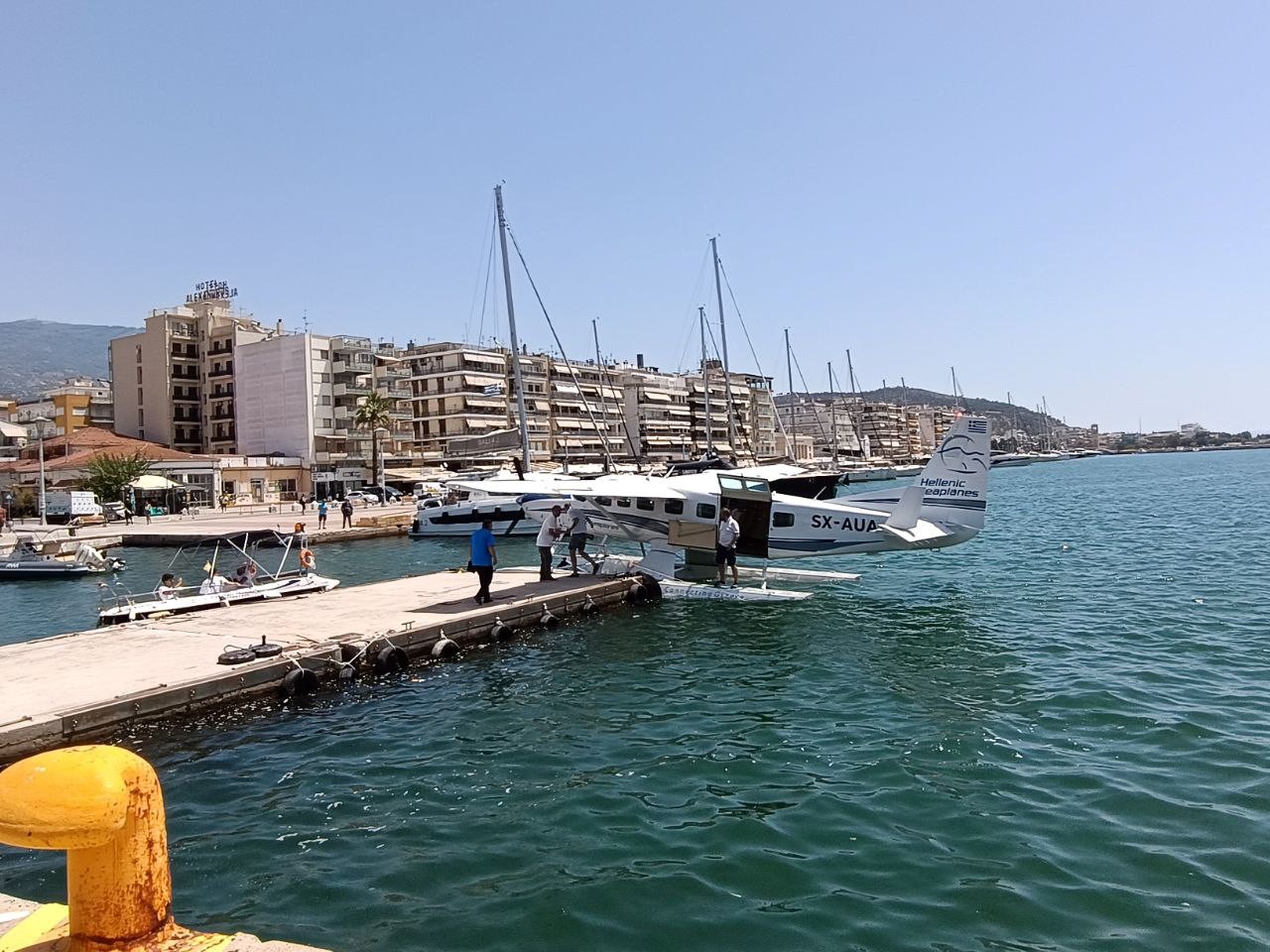 Υδροπλάνο πέταξε δοκιμαστικά από Αθήνα προς Βόλο - ThessaliaNews